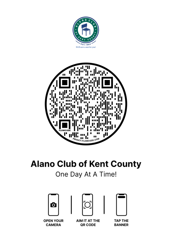 Alano Club of Kent County Meeting Schedule - Alano Club of Kent County